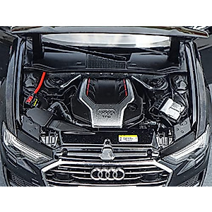 Models Vehicle Replica Car 1 18 Fit for Audi A6l Simulation Model Car Metal Diecast Minicar Scale Model Collectibles Souvenir Collectible Gift 2023 2024 (Color : Chrome)