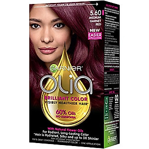 Garnier Olia Ammonia Free Hair Color [5.60] Medium Garnet Red 1 ea
