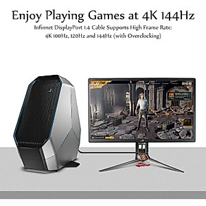 60ft (18.3M) High Speed HDMI Cable Male to Male with Ethernet Black (60 Feet/18.3 Meters) Supports 4K 30Hz, 3D, 1080p and Audio Return CNE622446