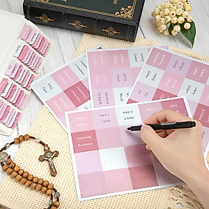 Bible Tabs for Women and Girls,Bible Study Journaling Supplies,Old and New Testament Bible Book Index Tabs for Christian Gift