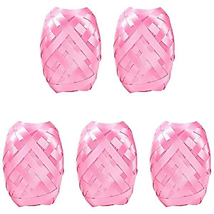 Light Pink and Mauve Balloons, 50PCS 12 Inch Latex Balloons and 5PCS Pink Ribbons for Party Decorations