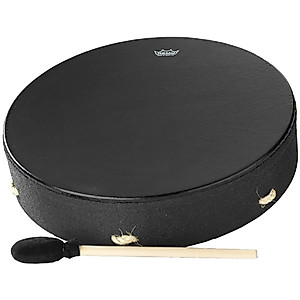 Remo Buffalo Drum - Black Earth, 16"