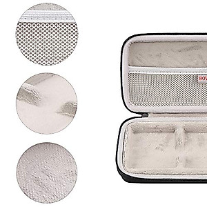 BOVKE 2-in-1 Carrying Case Compatible with Samsung T5 T3 T1 Portable 250GB 500GB 1TB 2TB SSD USB 3.1 Type C Hard Drive External Solid State Drives, Black