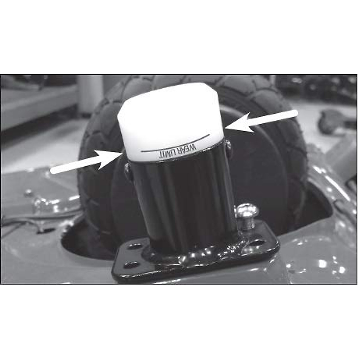 Plastic Tips for Razor Crazy Cart - Premium White Plastic Post (Set of 2) for the Razor Crazy Cart Stabilizing Post - Heavy Duty Factory Original Replacement Spare Parts for Crazy Cart XL