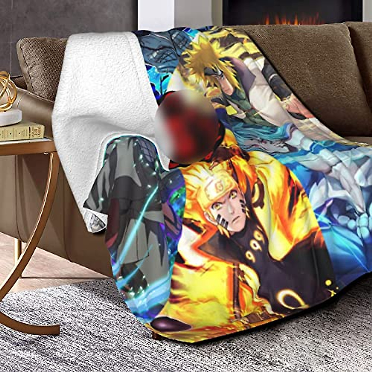QRFQZCH Anime Throw Blanket Cartoon Flannel Bed Throw Blankets Bedding Warm Bed Blanket Sofa Blanket Home Decor Air-Conditioning Blanket - 4 60"X 50"