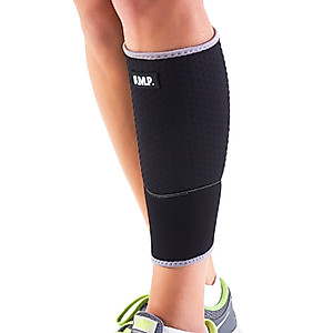 Black Mountain Products Therapeutic Warming Extra Thick Warming Calf Compression Sleeve, Black, Large