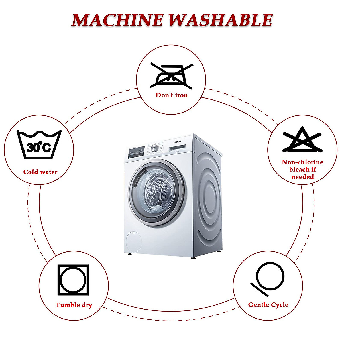 LiveGo Armless Futon Slipcovers Stretch Folding Sofa Bed Cover with Elastic Bottom, Printed Fitted Couch Cover Furniture Protector for Pets, Kids (Dark Grey)