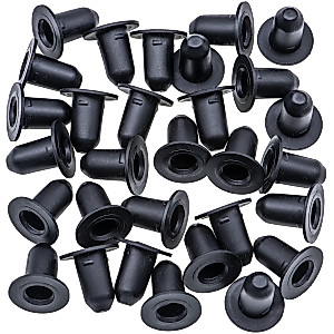 Rexka 30pcs Center Shield,Wheel Opening Molding Grommet 3C0853586 for Volkswagon Audi Q5 RS5 SQ5 Atlas Beetle CC Passat Tiguan Touareg 3C0-853-586