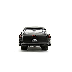 Big Time Muscle 1:24 1955 Chevy Bel-Air Die-Cast Car, Toys for Kids and Adults(Blue/Black)