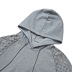 Women's Button Down Shirt Classic Long Sleeve Collared Tops Work Office Chiffon Blouse Cotton Tunic Tops to Wear with Leggings Grey