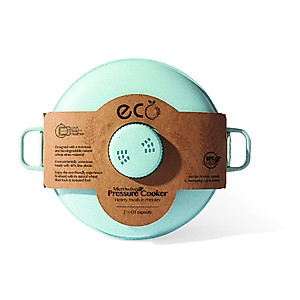 Handy Gourmet Eco Friendly Microwave Pressure Cooker - Easy Microwave Cooking - Easy & Fast Microwave Cookware for Rice, Chicken, Pasta, and More - Non-Toxic & Bio-degradable Material (Teal)