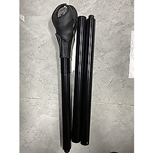 COSGO 51-inch Deluxe Maleficent Staff with Green Light Orb Wizard Scepter Magic Wand Halloween Props (Green Light)