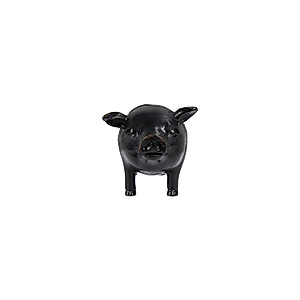 Antiqued Bronze Pig Paper Towel Holder
