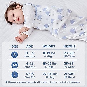 ZIGJOY Baby Wearable Blanket Cotton Sleep Sack Baby Sleeveless Soft Sleeping Bag with 2-Way Zipper for Baby, Cotton Sheep, 6-12 Months