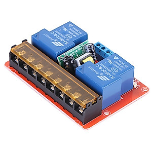 AC100V-250V 30A High Power 2-Channel Relay High Current DC5V High-Low Level Trigger Switch Module for