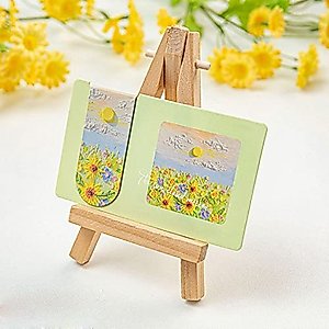 1PC Magnetic Bookmarks for Books, 2 Sides Printed Magnet Page Markers Magnetic Page Clips Small Bookmark for Book Lovers Tudents, Teachers(A)