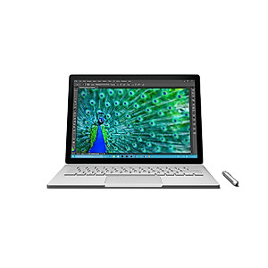 Microsoft 13.5" Touchscreen Surface Book - QWERTY UK (Intel Core i7, 8GB RAM, 256GB SSD, Windows 10 Pro) - International Version with No Warranty (Silver)