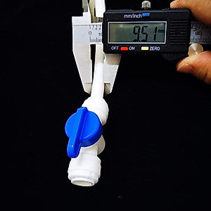 Malida water purifiers Tube Quick Connector Fittings Set of 10 (3/8" switch valve)