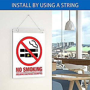 HIIMIEI 12 Pack Acrylic Wall Sign Holder 8.5x11 Vertical, Clear Plastic Picture Frames for Paper with Free 3M Tape and Screws, Door Sign Holder Perfect for Home, Office, Store, Restaurant