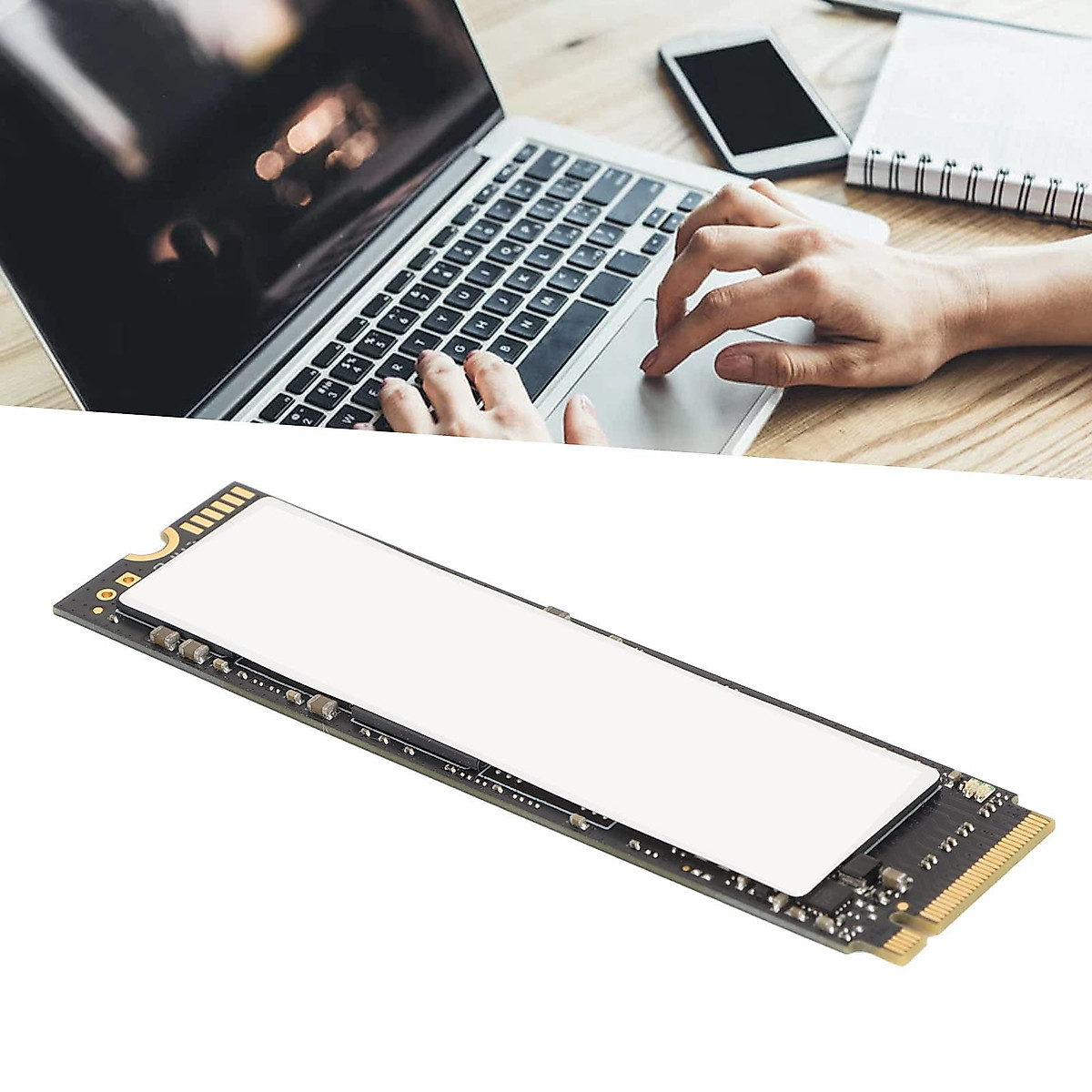 Computer SSD, M.2 M Key Interface Plug and Play PCB Material 4 Maximum Channels M.2 K300 SSD for Laptop for Desktop PC 128GB