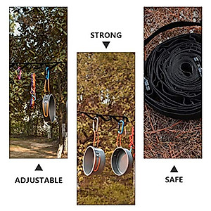 BESPORTBLE Camping Clothesline Strap Outdoor Hanging Lanyard Hanging Rope Thickened Clothesline