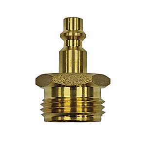 Quick Products QP-BOPQCB-2PK Blow Out Plug with Brass Quick Connect - 2-Pack