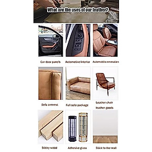 Leather Repair Patch 3M Adhesive Self-Adhesive Leather Repair Subsidy, Car Interior/Sofa/seat/Leather Bag Repair Patch (Color : A17, Size : 100x137cm/39.4x54")