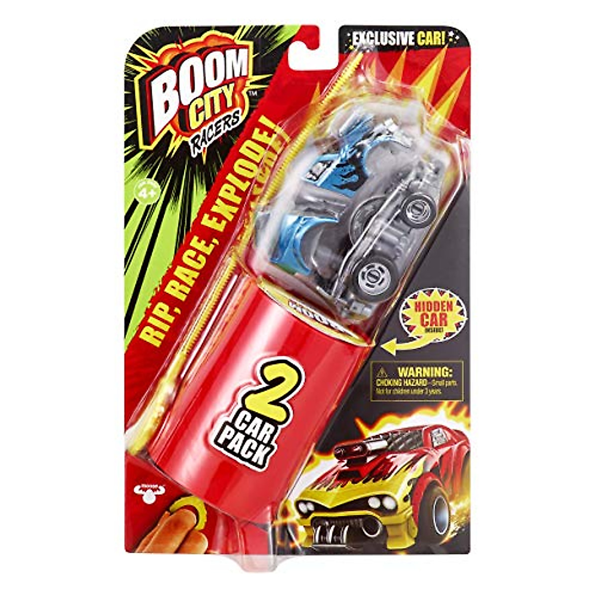 Boom City Racers - 2 Pack - Exclusive Car Fire it up! X and A Surprise ...