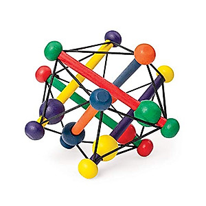 Manhattan Toy Skwish Classic Rattle and Teether Grasping Activity Toy