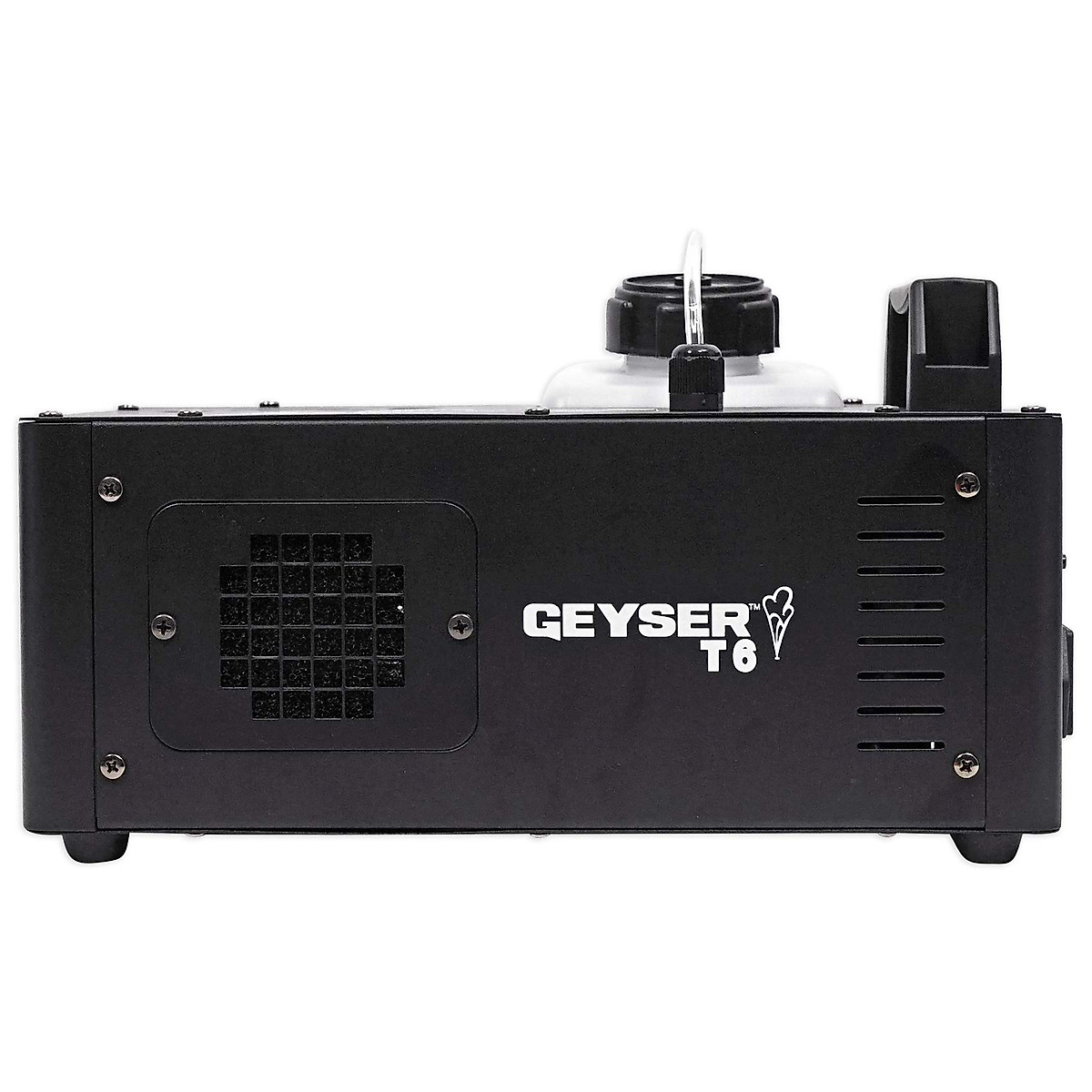 Chauvet DJ Geyser T6 Fog Machine Fogger, RGB Pyrotechnic Light FX+Remote+Fluid