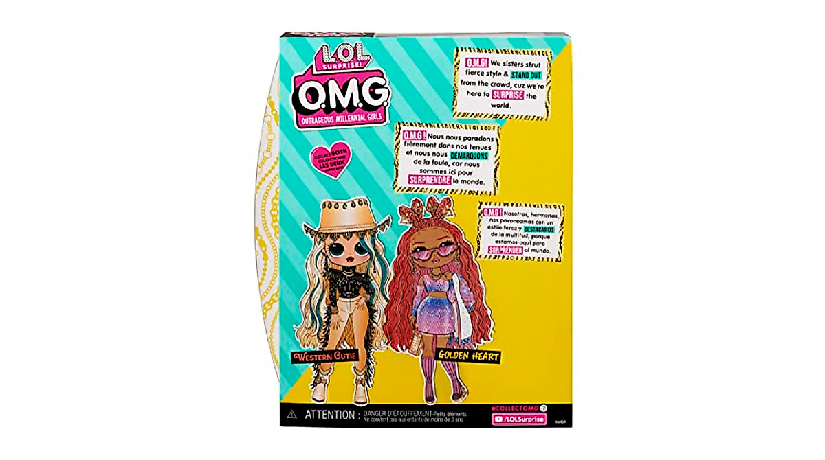 L.O.L. Surprise! O.M.G. Golden Heart Doll with Surprises