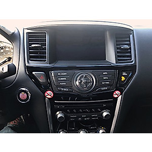 Red Hound Auto 2014-2018 Compatible with Nissan Pathfinder Screen Saver 2pc Custom Fit Invisible High Clarity Touch Display Protector Minimizes Fingerprinting 8 Inch