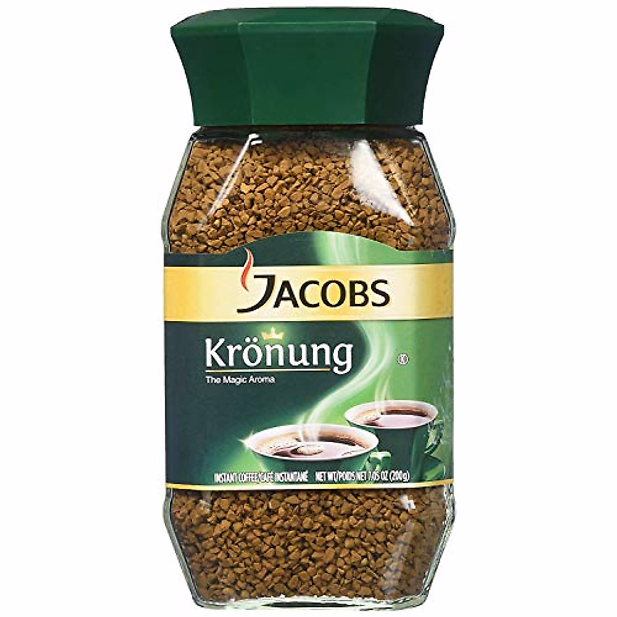 Jacobs Kronung Instant Coffee 200 Gram / 7.05 Ounce (Pack of 6)