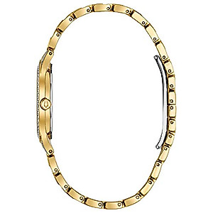 Bulova Men's Crystal Phantom Gold Tone 3-Hand Quartz Stainless Steel Style: 98A229