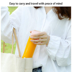 Mini juicer Food Grade PC Safe Material Mini Juice Cup USB Charging Blender Electric Cooking Machine with Accompanying Cup Suitable for Home Outdoor Sports Travel Office 280ml2 (Pink),K ZJ666