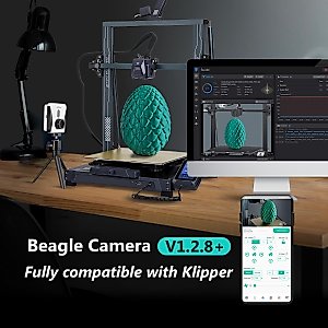 3D Printer Camera, Beagle Camera V2, WiFi Remote Monitor&Control, Plug&Play, Manual Focus Digital Zoom, Time-Lapse Video, Compatible with Klipper Elegoo Neptune 4 Series, Ender 3 V3 SE, etc 3D Print