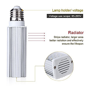 UEETEK E27 LED Energy Saving Lamp to Fit All Fish Pod and Fish Box Aquariums (White) (11W)