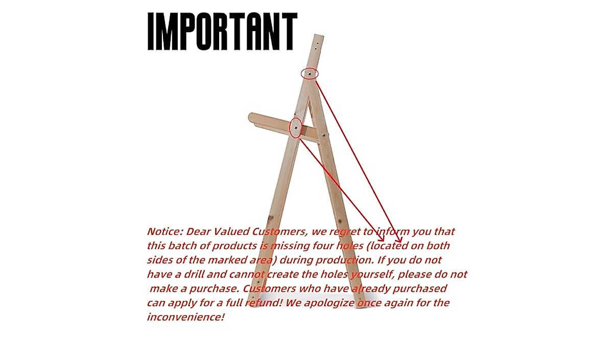 KAINOKAI Wooden Archery Target Stand - Durable & Portable