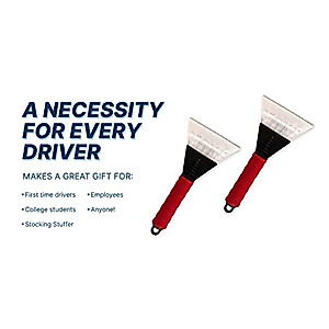 Teal Turtle 10 Inch Car Window and Windshield Ice Scraper Tool