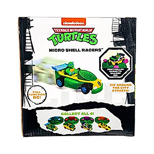 Teenage Mutant Ninja Turtles 3" Micro Shell Racers, Leonardo, Ages 5+