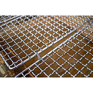 Family 3-Pack - The Original Bushcraft Grill - Welded Stainless Steel High Strength Mesh (Campfire Rated) - Expedition Research LLC, USA