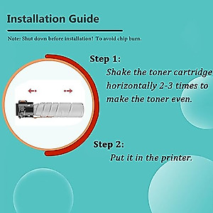 FLOAPA TN119 TN-119 Toner Cartridge Use for Konica Minolta Bizhub 206 226 246 205i 225i Printers,2 Pack