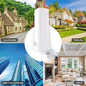 4G LTE Antenna: 4G Antennas Outdoor Dual SMA Male 3G / 4G / LTE Omni-Directional SMA Antenna for Router Mobile Hotspot Wireless Home Phone