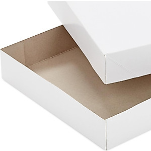 All Day Gifts 10 Pack White Gift Wrap Boxes with Lids - Assorted Multi-pack