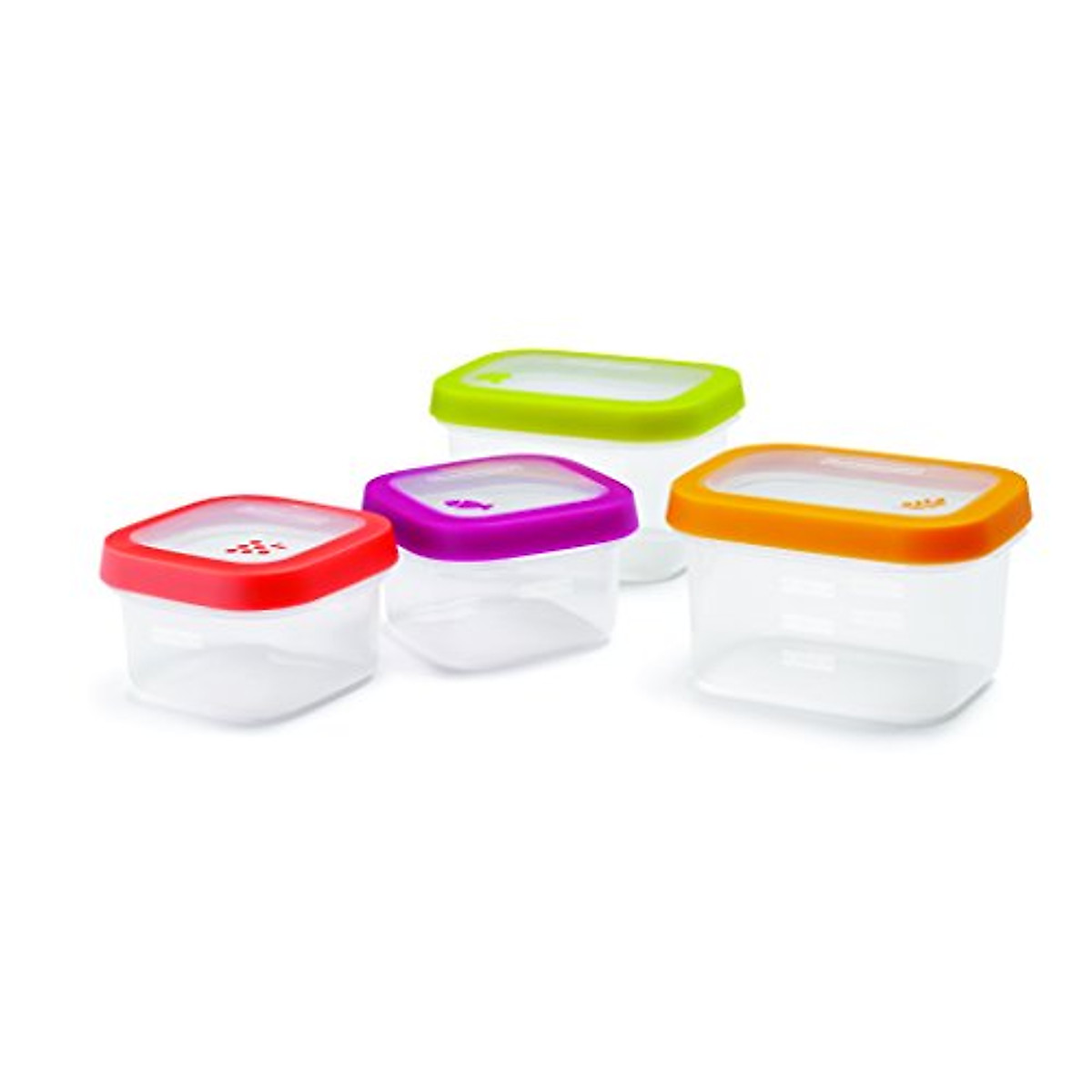 Rubbermaid Balance Pre Portioned Meal Kit Food Storage Containers, White/Citron, 11 Piece Set including Lids | Bento Box Style | Microwave and Dishwasher Safe