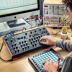 Novation Peak 8-Voice Desktop Polyphonic Synthesiser with 2 LFOs per voice, 16-slot modulation matrix, 3 analogue distortion points, and digital effects