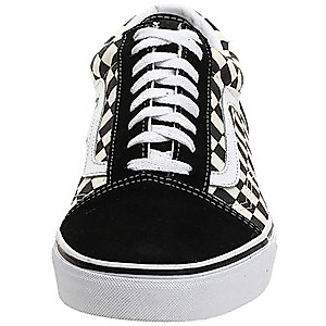 Vans Unisex Old Skool Classic Skate Shoes, (Primary Checkered) Black/White, 13.5 Women/12 Men