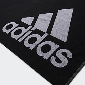 ADIDAS logo swim towel large 70 x 140 cm [black]