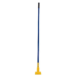 Matthew Cleaning Commercial Quick-Change Iron Mop Handle for Floor Cleaning Heavy Duty Mop Stick Replacement 60inch Jaw Clamp-Style Wet Mop Handle 6 Packs