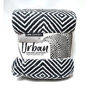 Life Comfort The Ultimate Throw Faux Fur - Geo Print